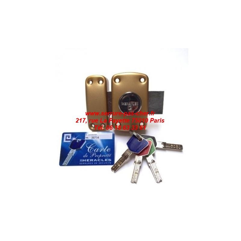 Verrou Heracles Y8 : Prix, vente et changement de verrou à Paris